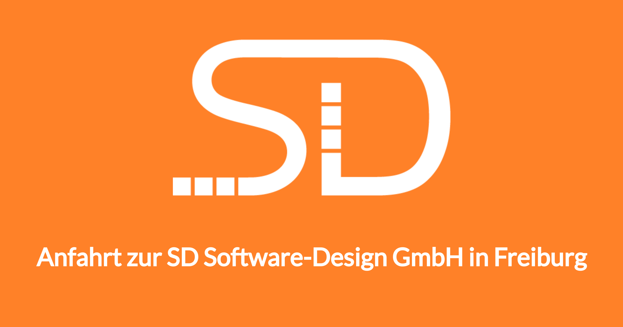 Anfahrt zur SD Software-Design GmbH in Freiburg | Software-Design